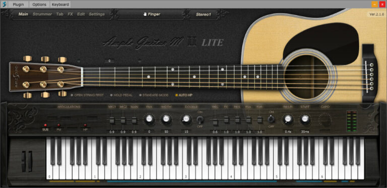 Ample Guitar M Lite II: 高品質な無料アコースティックギター音源 | 無料でDTMを楽しむ 暇人DTM無料でDTMを楽しむ 暇人DTM